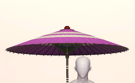 Plum Paper Parasol | Eorzea Collection